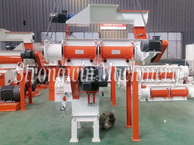 SZLH250 Professional Animal Feed Pellet Machine,ring die feed pellet ...