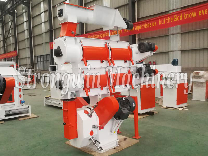 SZLH250 Professional Animal Feed Pellet Machine,ring die feed pellet ...