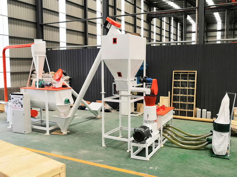 Affordable 1000 Kg/h Small Feed Pellet Manufacturing Line