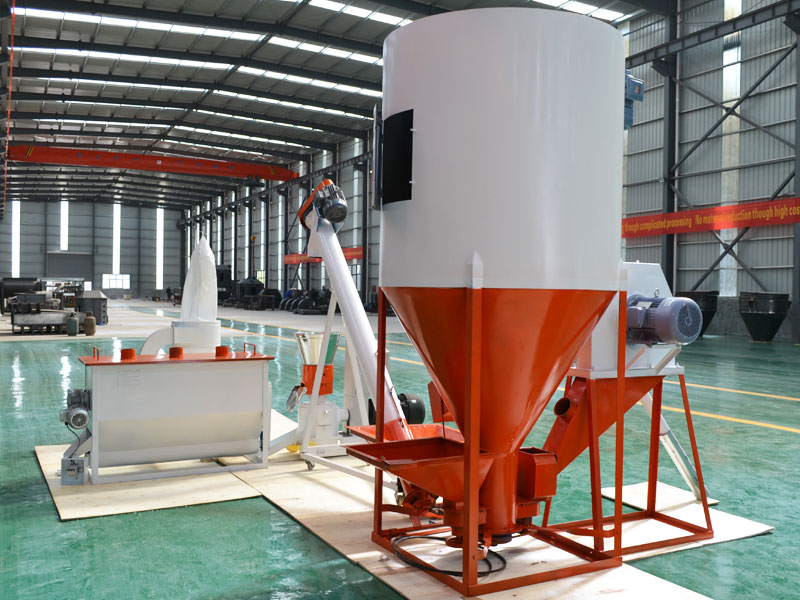 500kg/h - 1000 Kg/h Animal Feed Pellet manufacturing Plant for Small ...