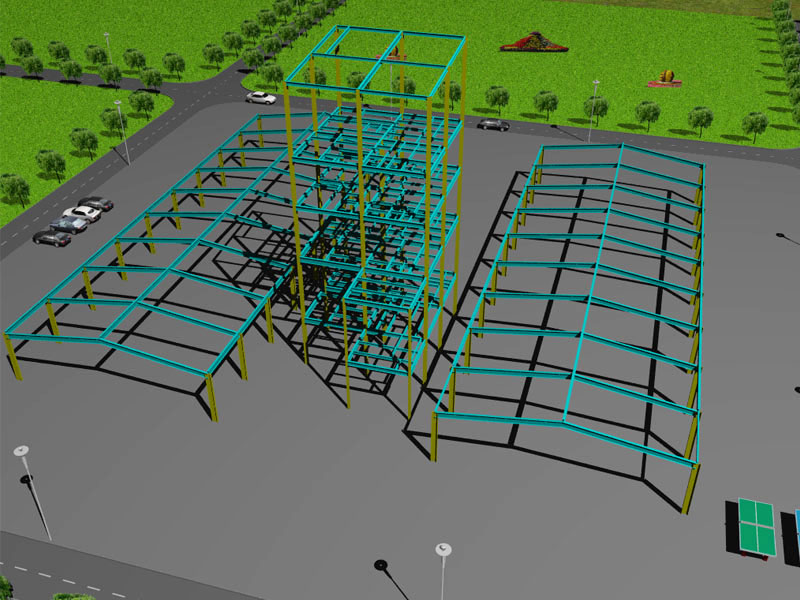 Steel Structure For Building Animal Feed Plant